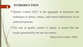 QUALITY CONTROL IN HISTOPATHOLOGY LABORATORY E.pp
