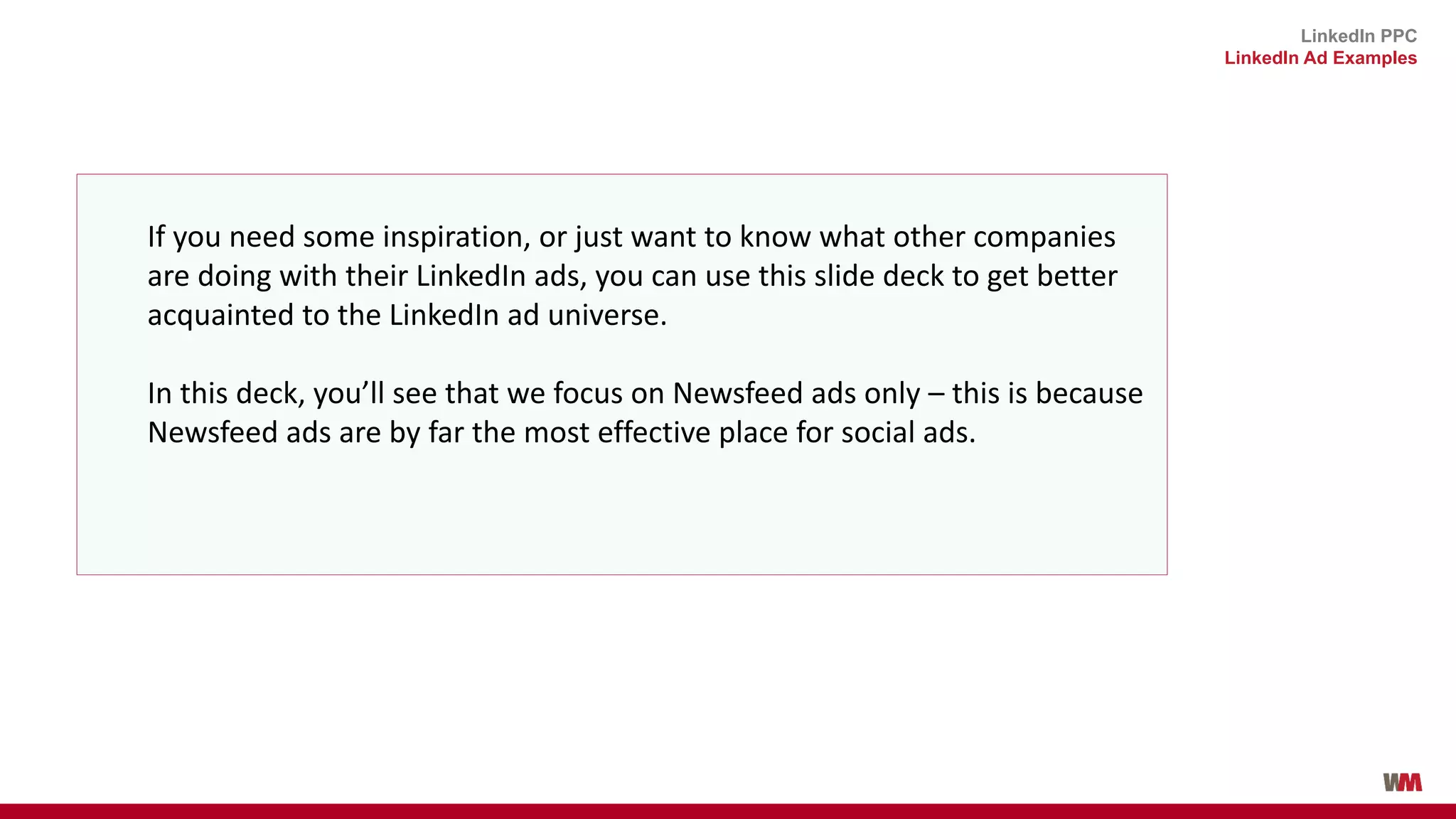90 Examples of LinkedIn Ads for Inspiration | PPT