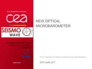 New optical microbarometer | PPT