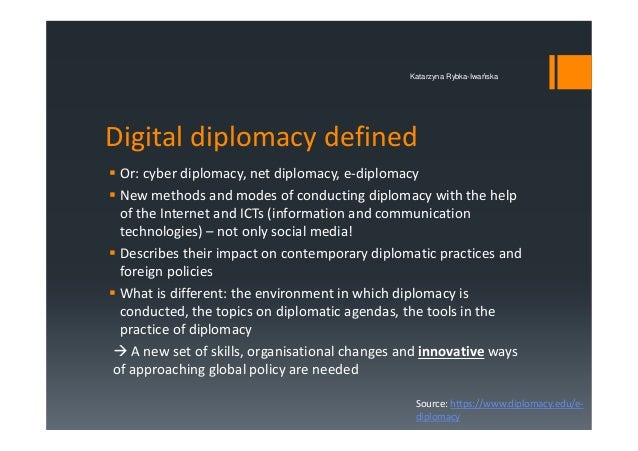 Digital diplomacy