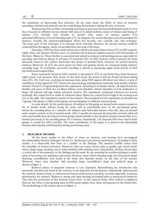 Frontal lobe and long-term memory retrieval analysis during pre-learning stress using EEG ...