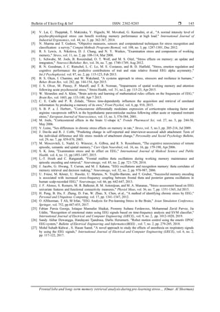 Frontal lobe and long-term memory retrieval analysis during pre ...