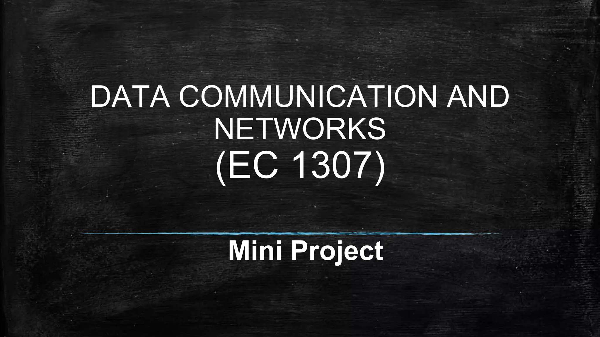 Data representation (ASCII, ISO etc.), direction of data flow (simplex ...