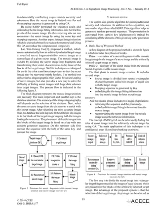 Genetic Algorithm based Mosaic Image Steganography for Enhanced Security | PDF