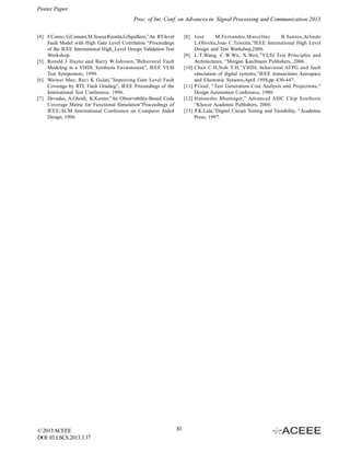 Fault Modeling for Verilog Register Transfer Level | PDF