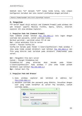 konfigurasi ftp | PDF