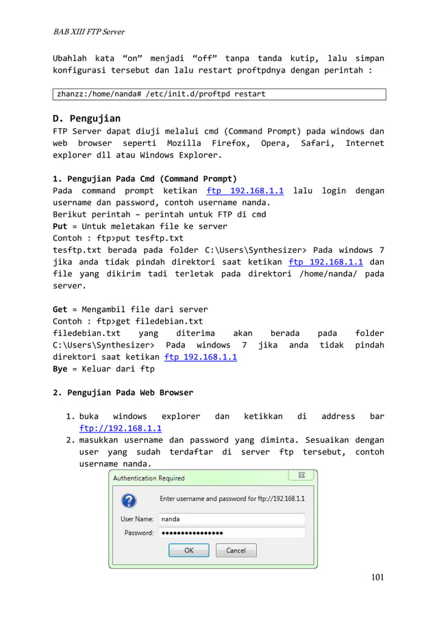 konfigurasi ftp | PDF