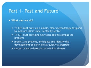 OECD, 2nd Task Force Meeting on Charting Illicit Trade - Arndt Sinn | PDF