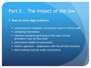 OECD, 2nd Task Force Meeting on Charting Illicit Trade - Arndt Sinn | PDF