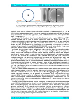 IEEE 802.15.3c WPAN Standard Using Millimeter Optical Soliton Pulse ...