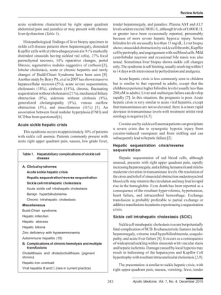 Sickle Cell Hepatopathy | PDF | Blood Disorders | Diseases and Conditions