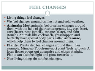 17.living and non living things | PPTX