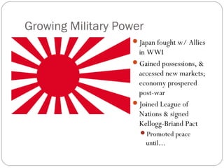 Japan Builds an Empire | PPT