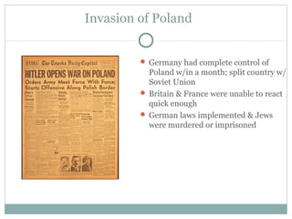 Europe Goes to War | PPT