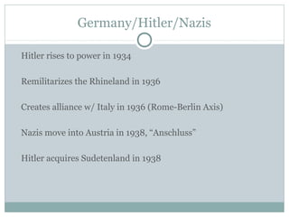 Europe Goes to War | PPT