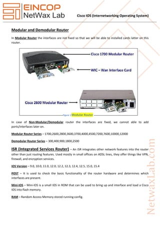Cisco IOS (internetworking operating system) | PDF