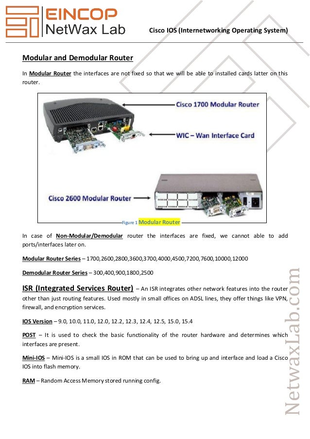 Cisco IOS (internetworking operating system)