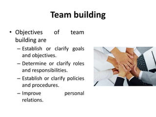 Team building - Team work group OD interventions - Organizational ...