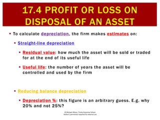 17.4 Profit or loss on disposal of an asset | PPTX