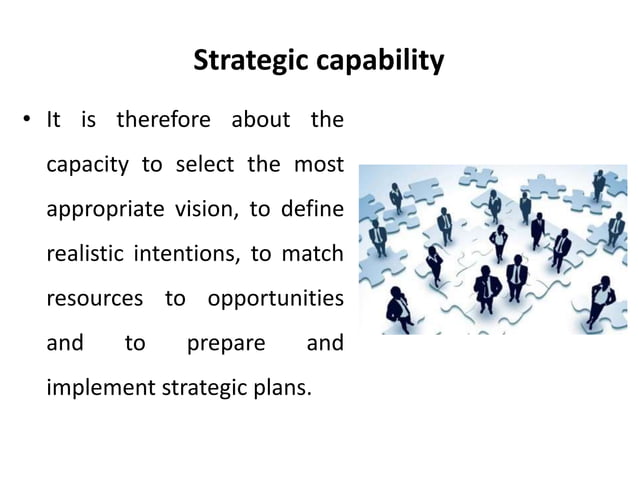 Strategic capability - strategic human resource management | PPT