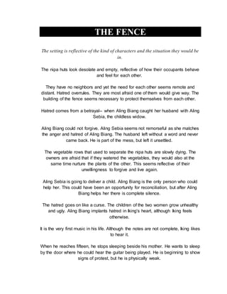 The Fence | DOCX