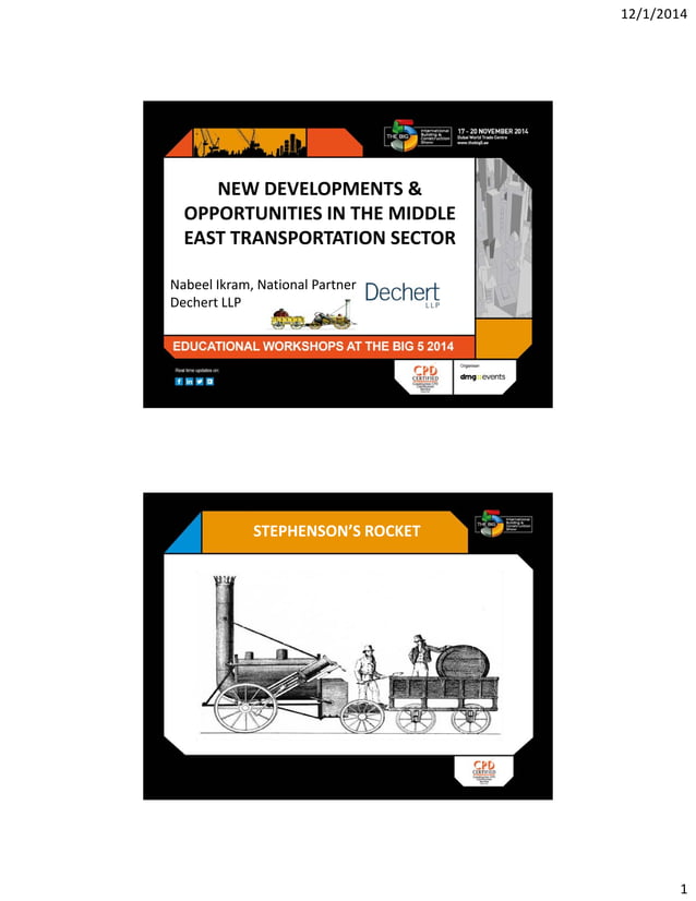 New developments & opportunities in the Middle East transportation sector | PDF | Rail Travel ...