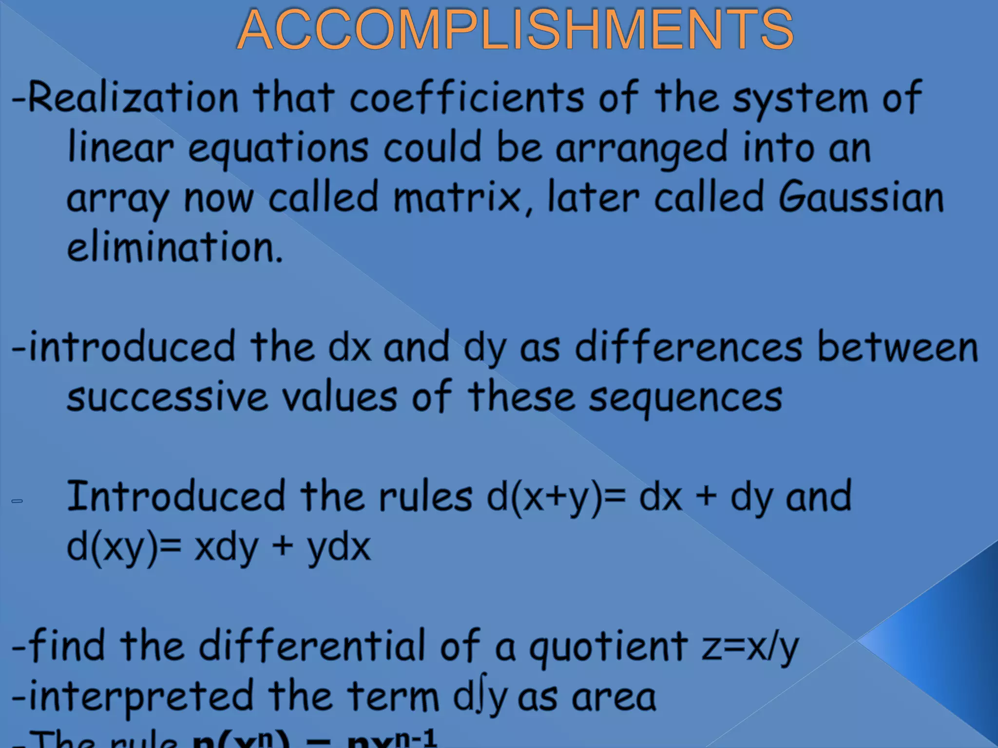 17th Century Mathematics | PPTX