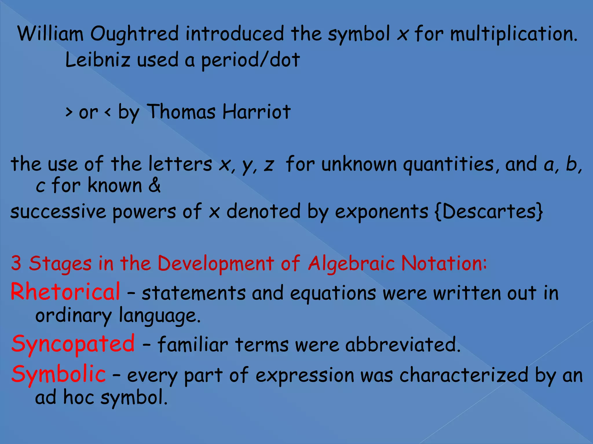 17th Century Mathematics | PPTX