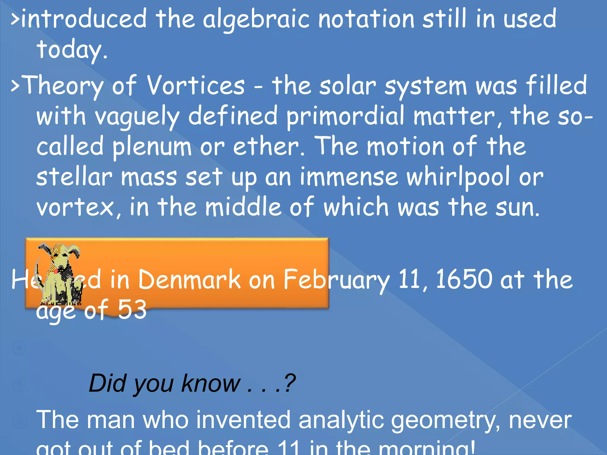 17th Century Mathematics | PPTX