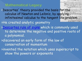 17th Century Mathematics | PPT