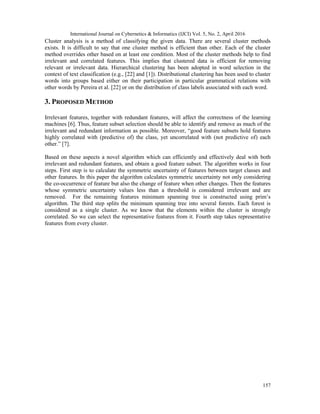 EFFICIENT FEATURE SUBSET SELECTION MODEL FOR HIGH DIMENSIONAL DATA | PDF