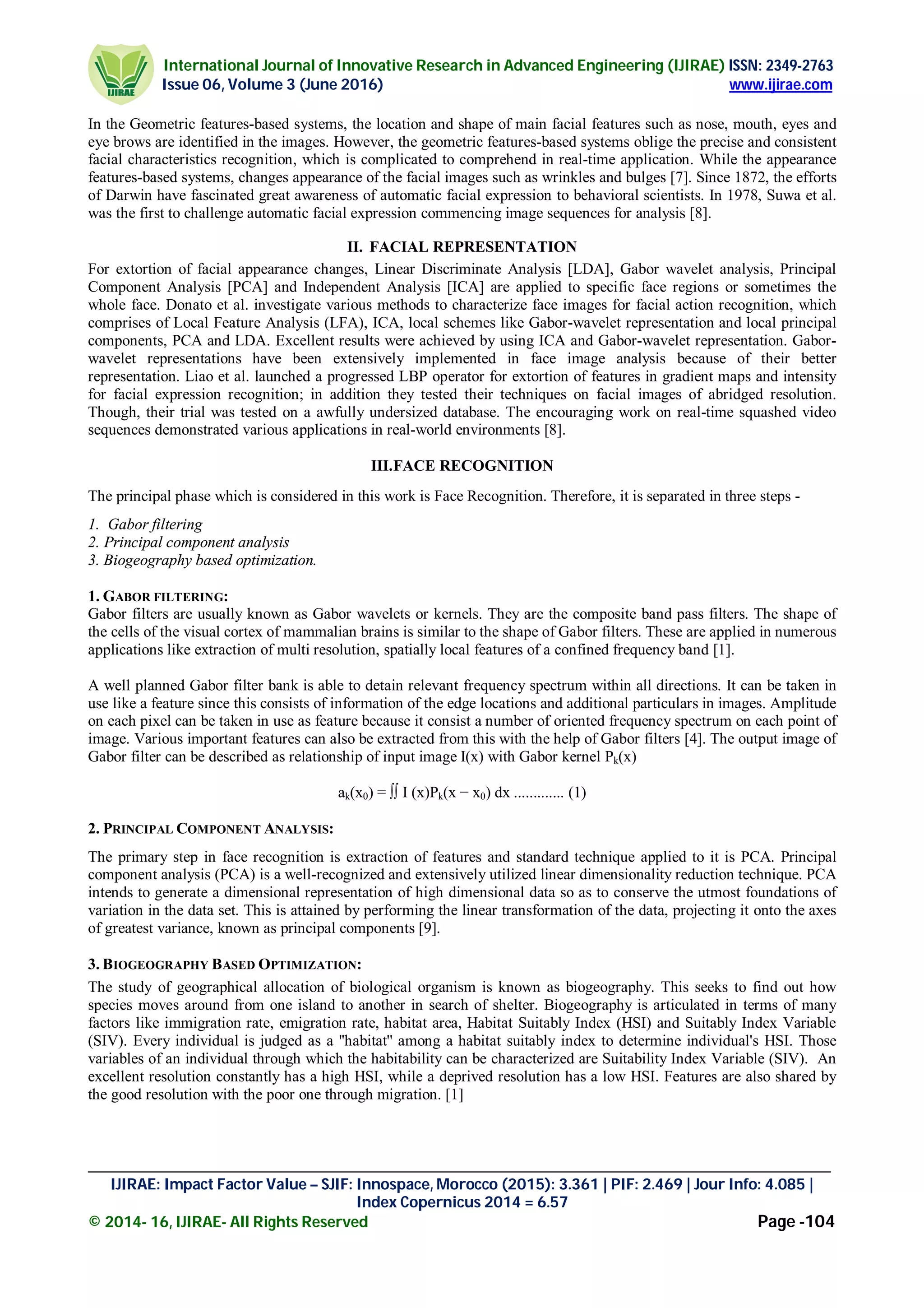 Facial Expression Recognition Using Local Binary Pattern And Support Vector Machine Pdf
