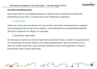 Marketing intelligence voor managers – de marketing cyclus | PPT