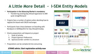 Implementing I-SEM - The Regulatory Drivers, by Brian Kennedy | PPT