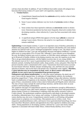 Campylobacter & Helicobacter. Medical Importance, Pathogenesis ...