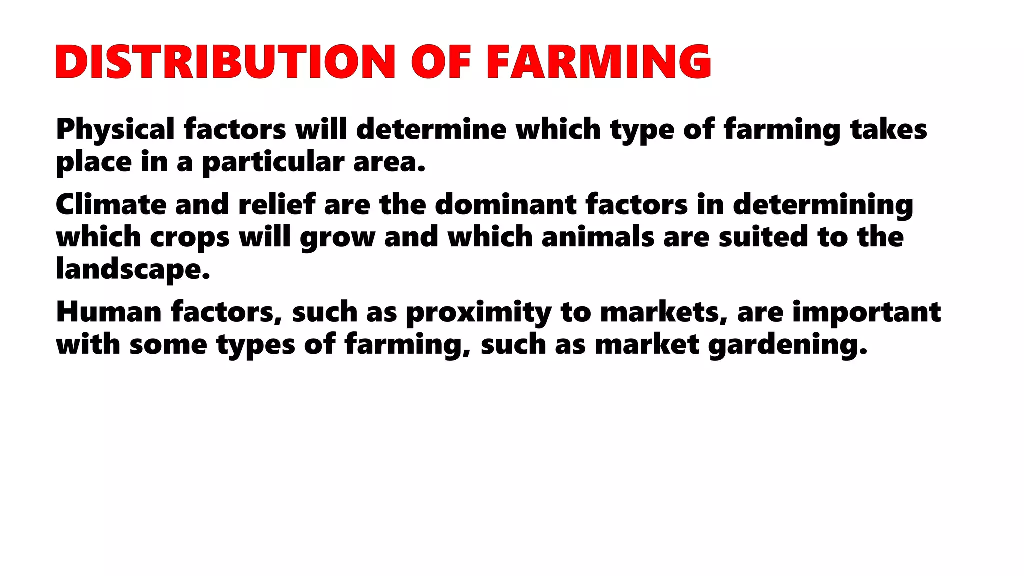 GEOGRAPHY YEAR 10: RURAL ENVIRONMENTS - FARMING IN RURAL AREAS | PPTX ...
