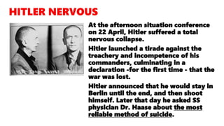 HISTORY YEAR 10: NAZI GERMANY - DEATH OF ADOLF HITLER | PPT