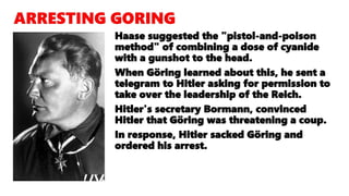 HISTORY YEAR 10: NAZI GERMANY - DEATH OF ADOLF HITLER | PPT