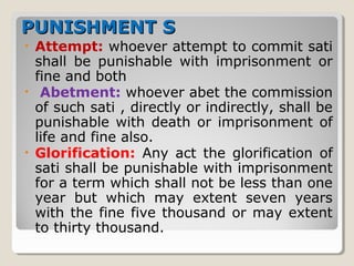 17. the practice of sati prevention act, 1988 gp2 | PPT