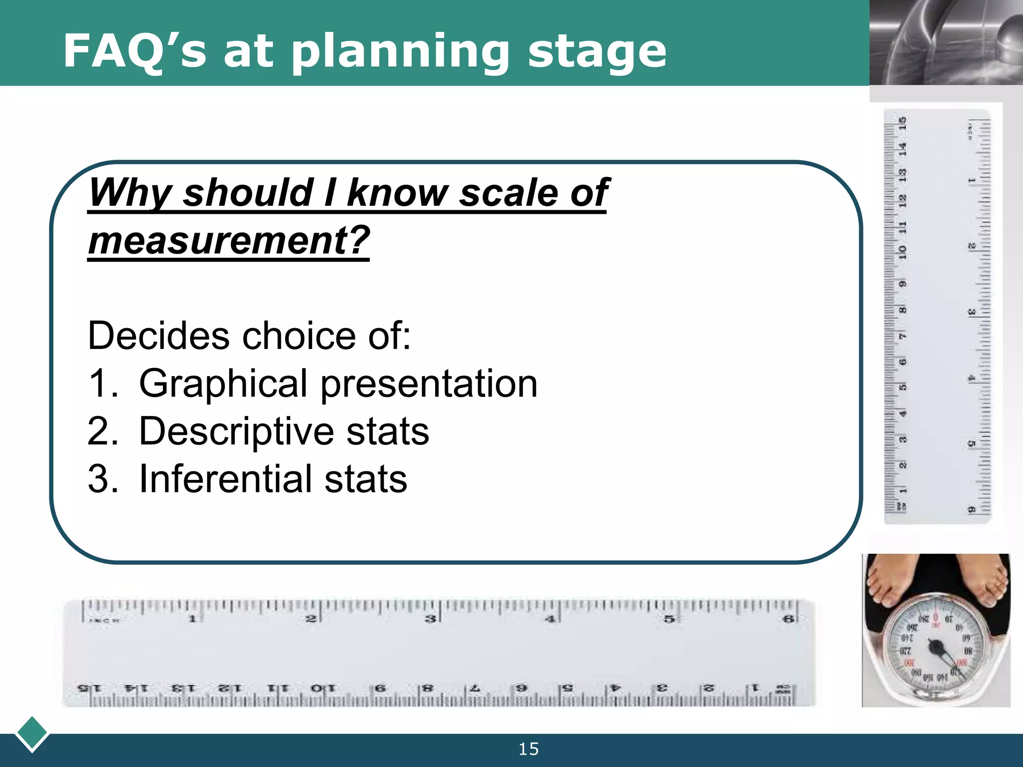 Statistics in medical research | PPTX