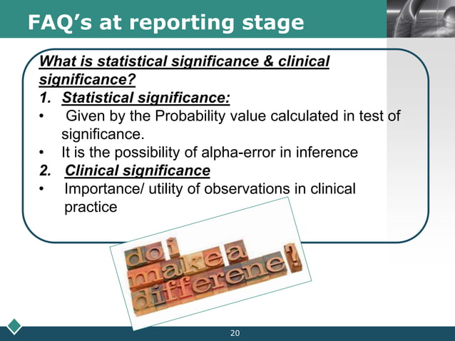Statistics in medical research | PPTX