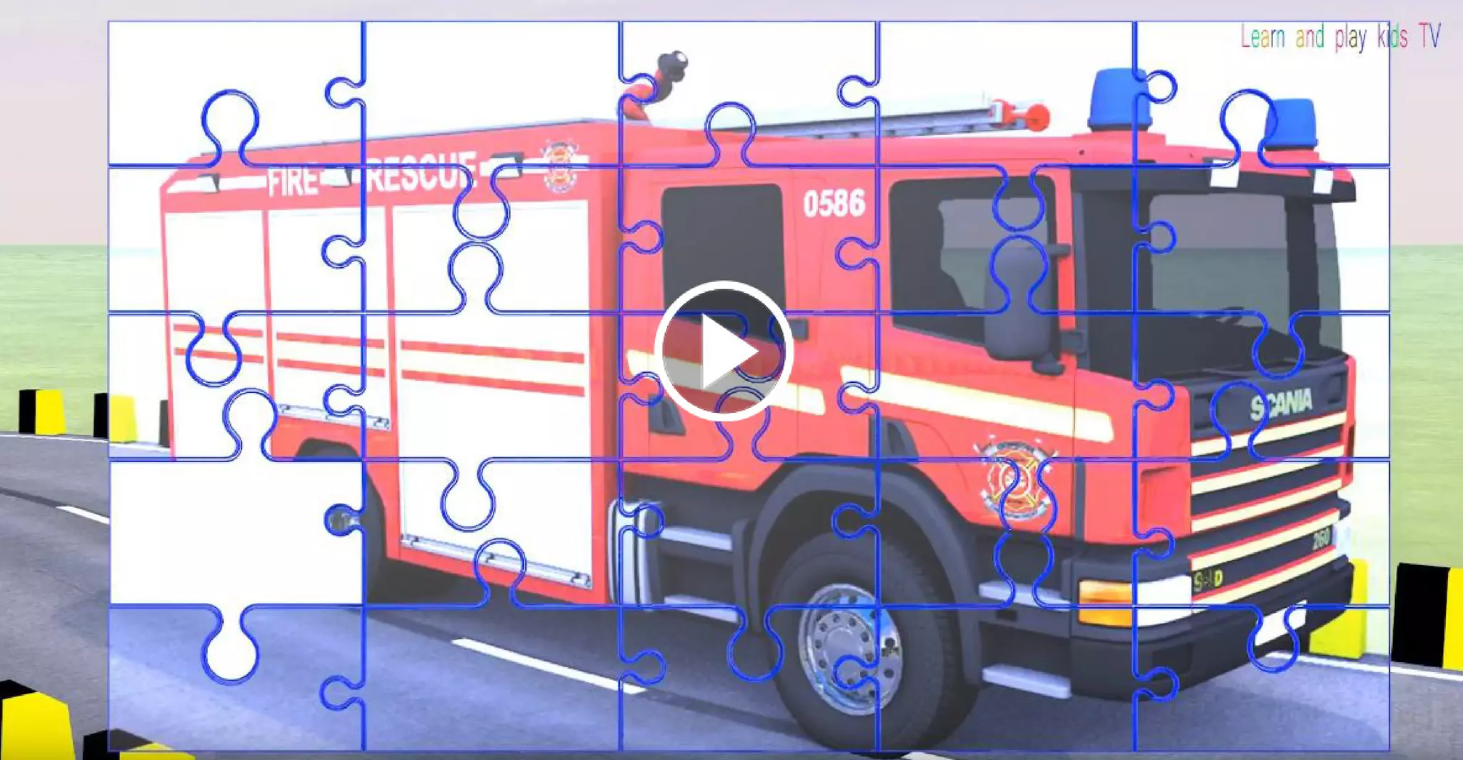 fire truck puzzle for children toddlers puzzle game for kids | PPT