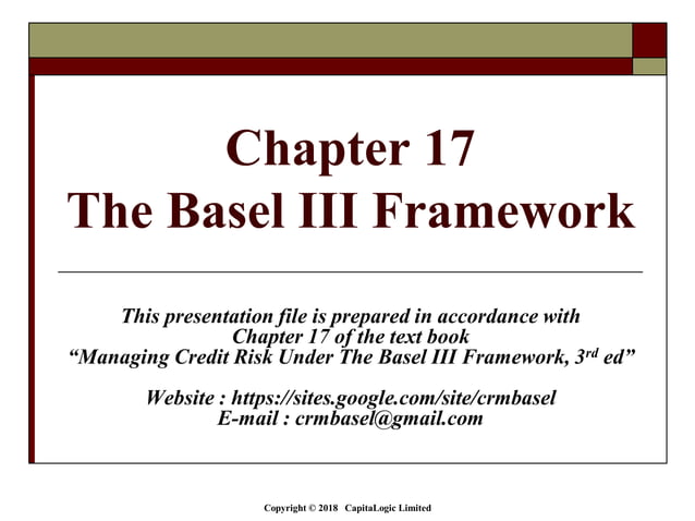 17.2 the basel iii framework | PPT