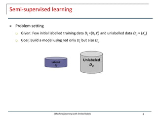 (Machine)Learning with limited labels(Machine)Learning with limited ...