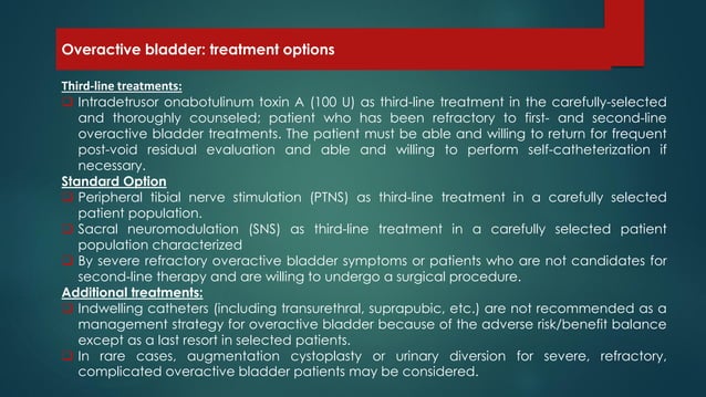 All you need to know about Overactive Bladder Disease | PPT