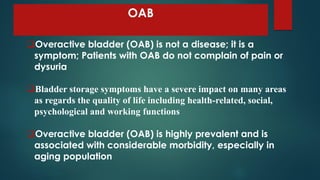 All you need to know about Overactive Bladder Disease | PDF