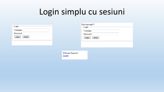 17. CodeIgniter login simplu cu sesiuni | PPT