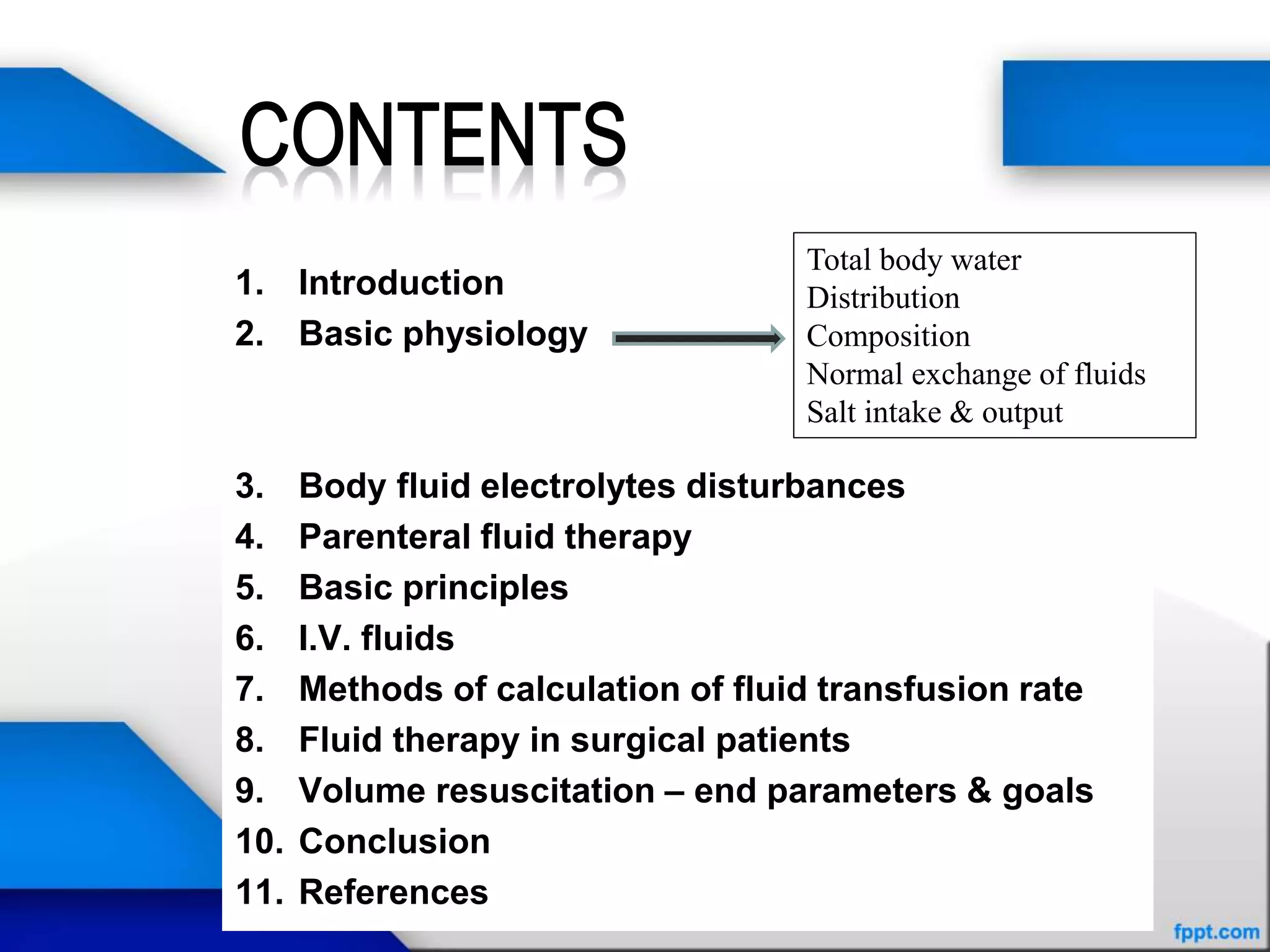fluid & electrolyte balance | PPTX