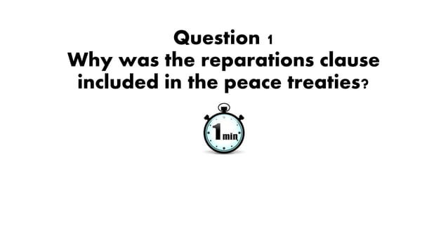 REVISION IGCSE CAMBRIDGE HISTORY: REPARATIONS | PPTX