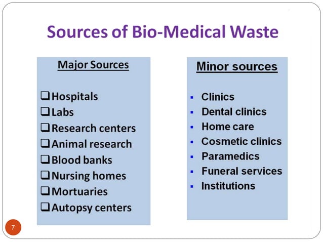 Biomedical waste management | PPT | Infectious Diseases | Diseases and ...